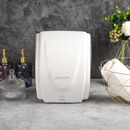 Professional White Dynasteel Hand Dryer - Fast drying for restaurant ...